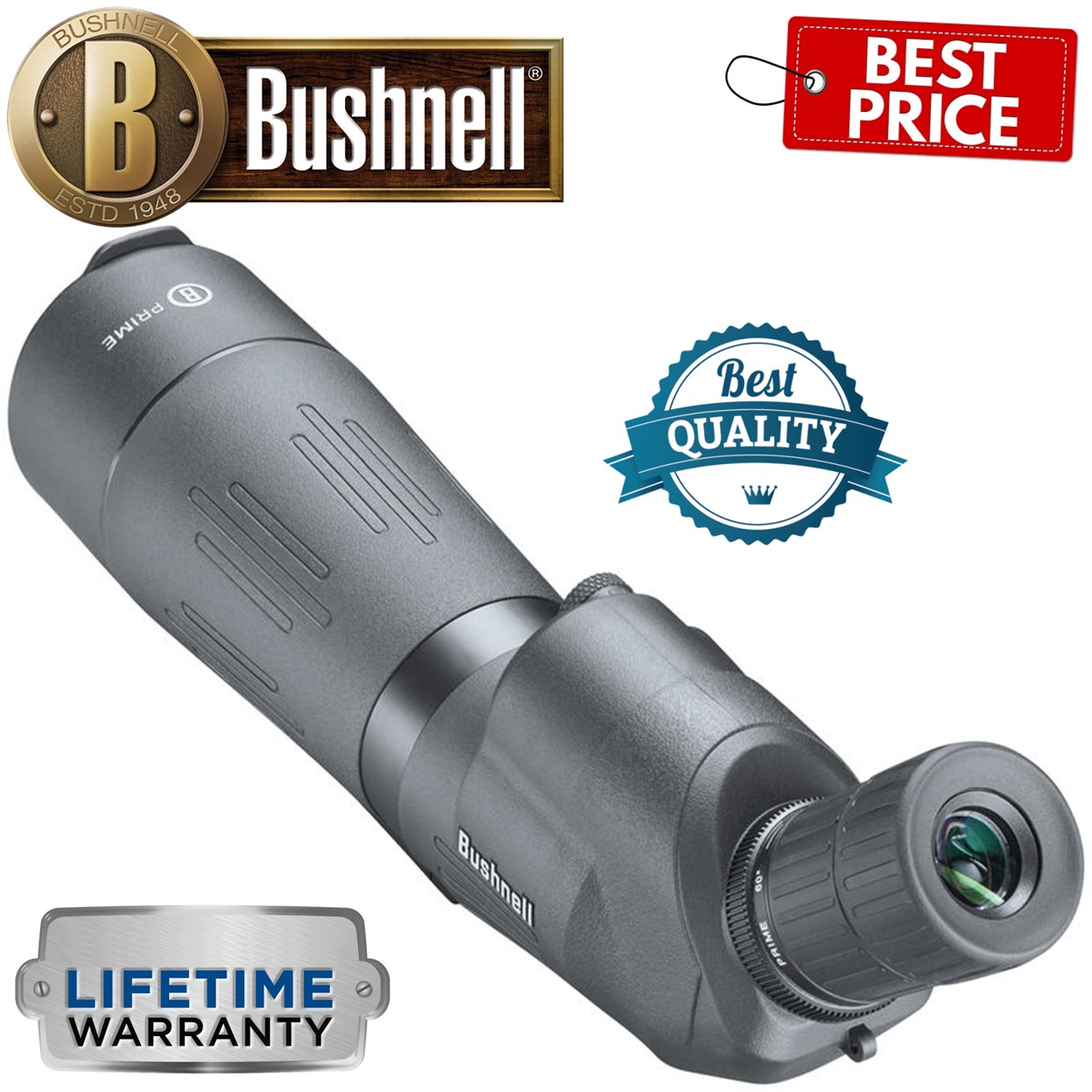 Bushnell 20-60x65 Prime Angled Spotting Scope