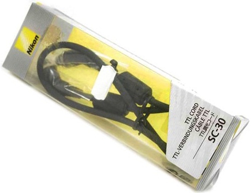 Nikon SC30 SC-30 TTL Cord, for Close-up Flash Operation of SU-800